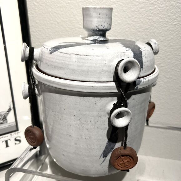 Ben Bieri | Accents | Signed Ben Bieri Northwest Studio Pottery Lidded ...